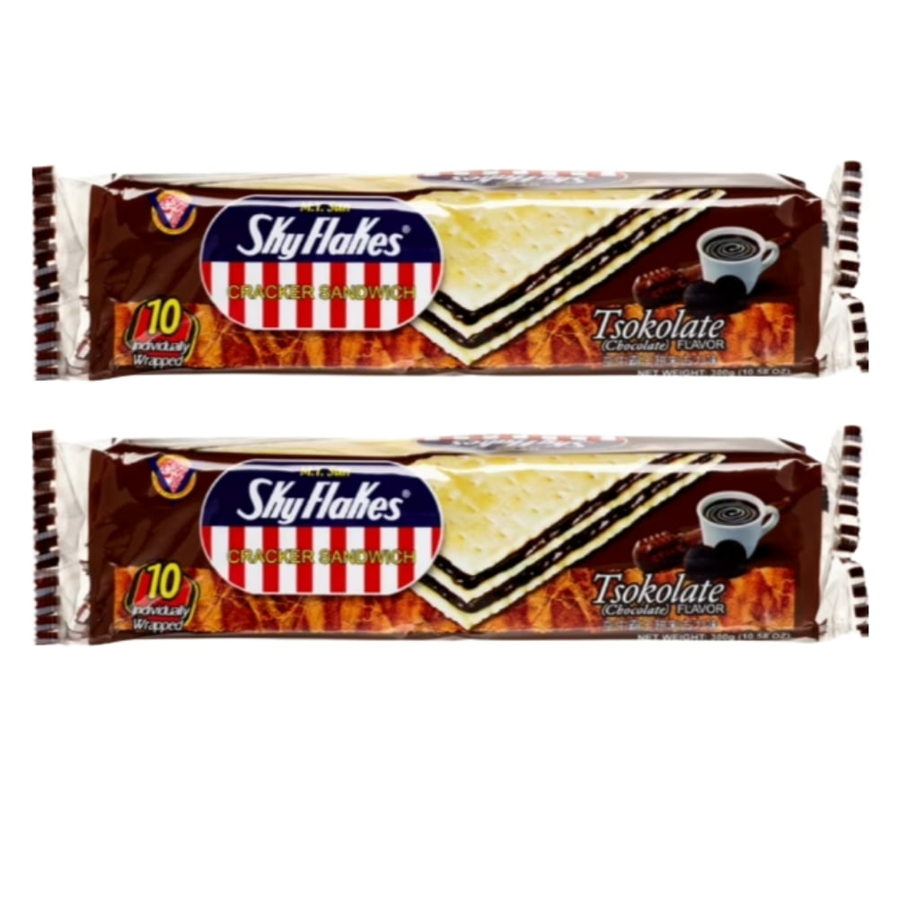 M.Y. San Skyflakes Chocolate, 300g (2 Pack) - Walmart.com