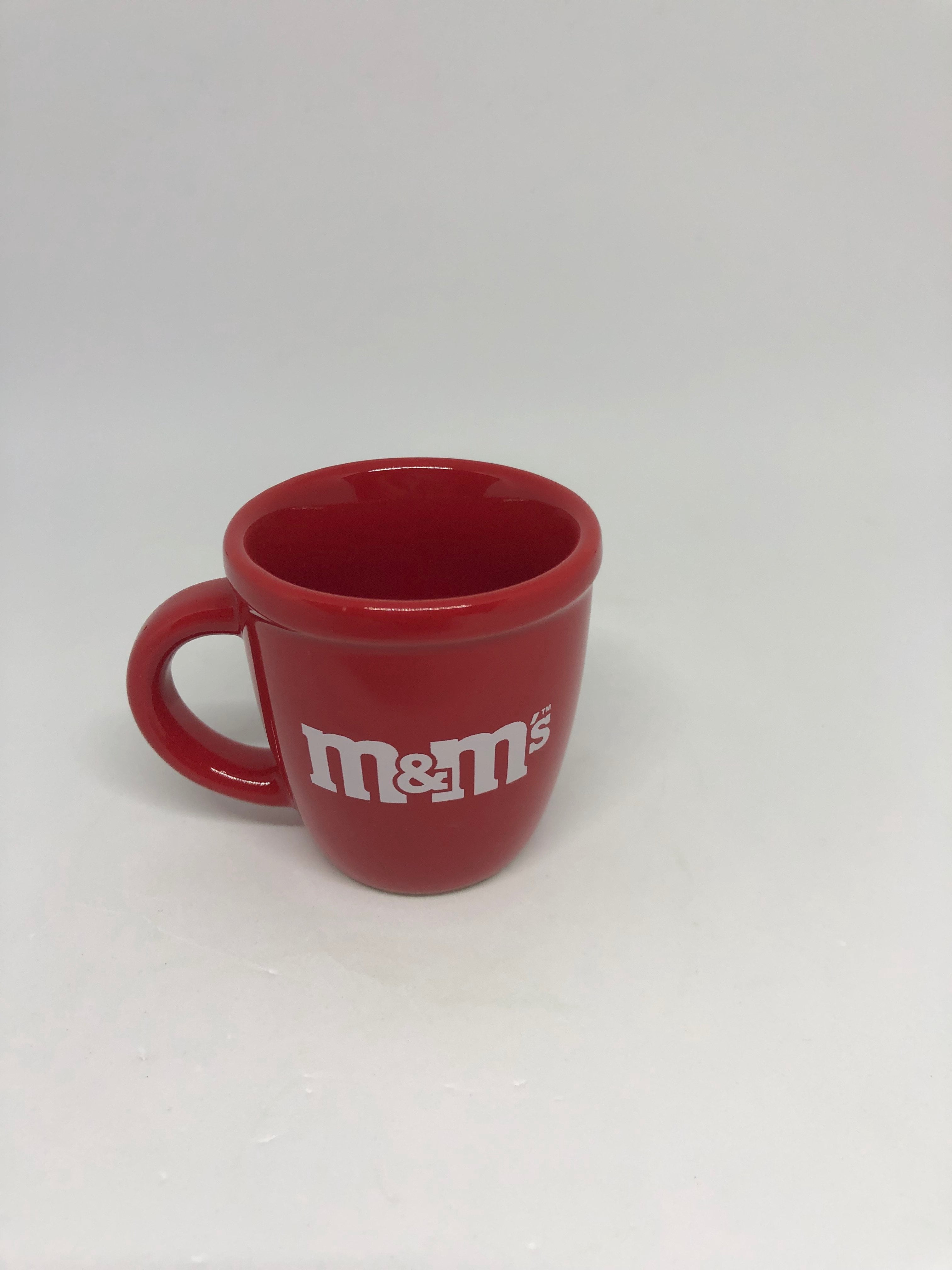 M&M's World Logo Red Solid Shot Glass Mini Mug New - Walmart.com