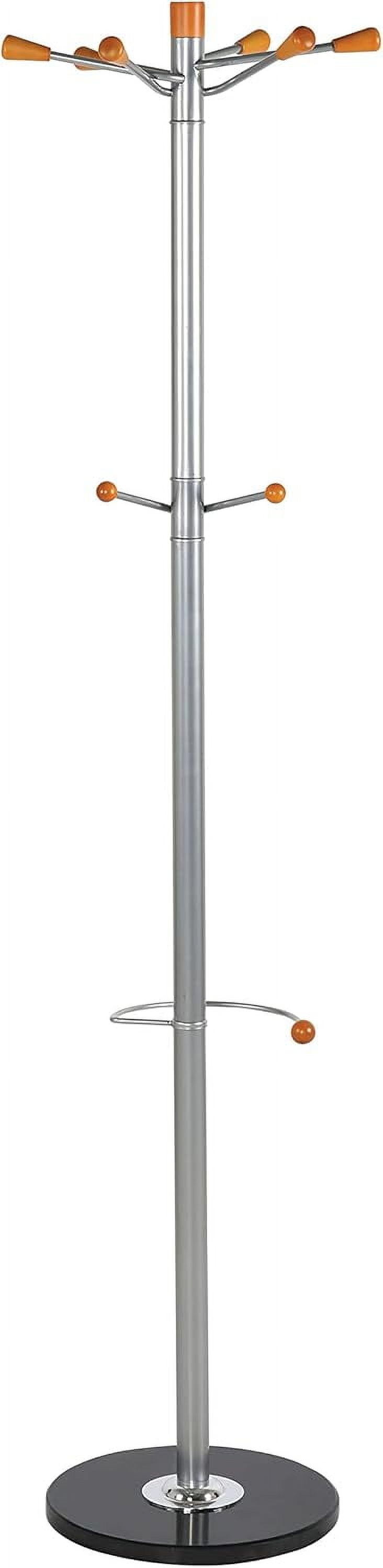 M&T Displays Free Standing 69 Inch Height Coat Clothes Hat Hanger Stand ...