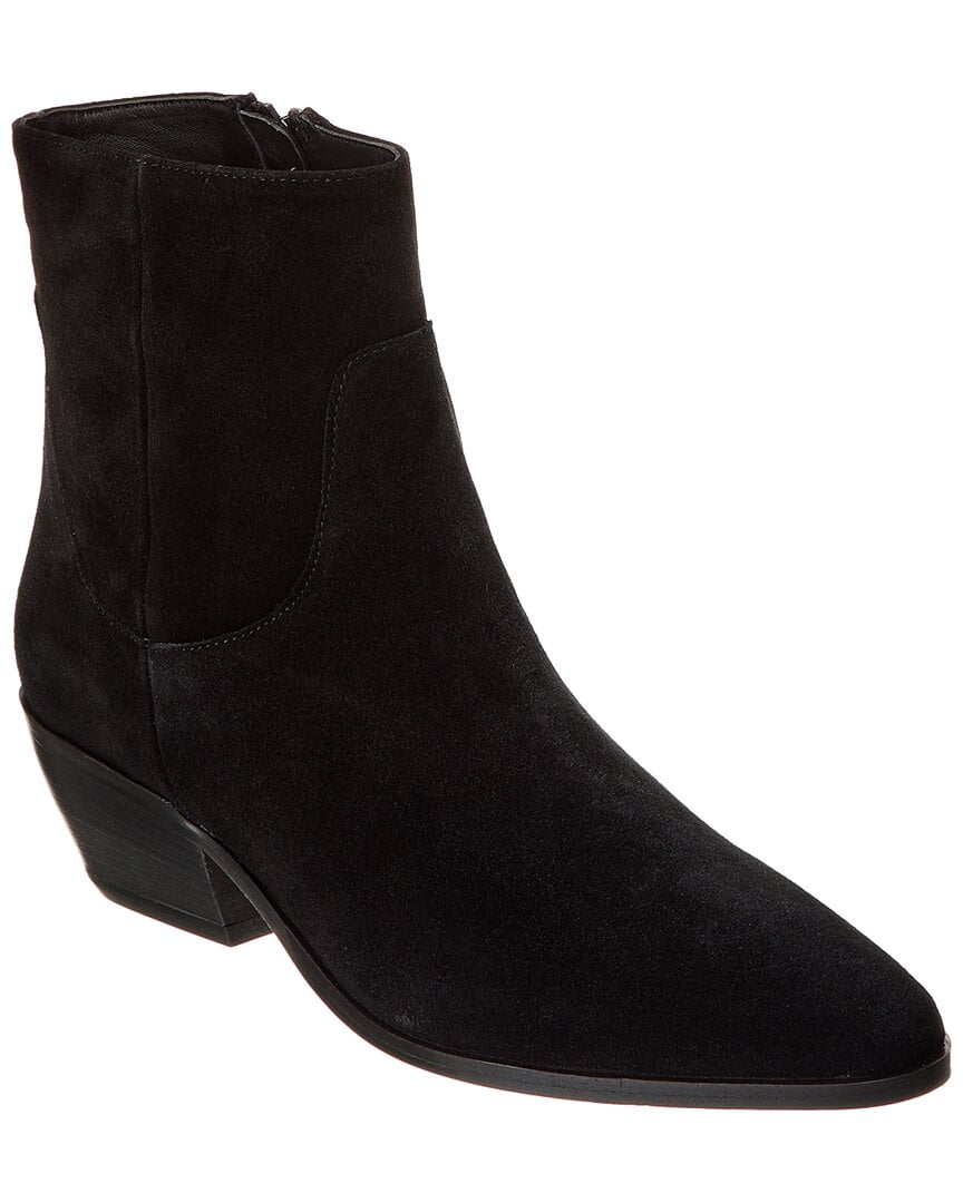 M by Bruno Magli Fabiana Suede Boot, 10, Black - Walmart.com