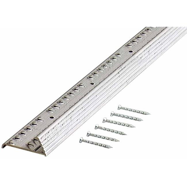 M-d Products 1-.38in. X 36in. Silver Fluted Carpet Gripper Teeth For ...