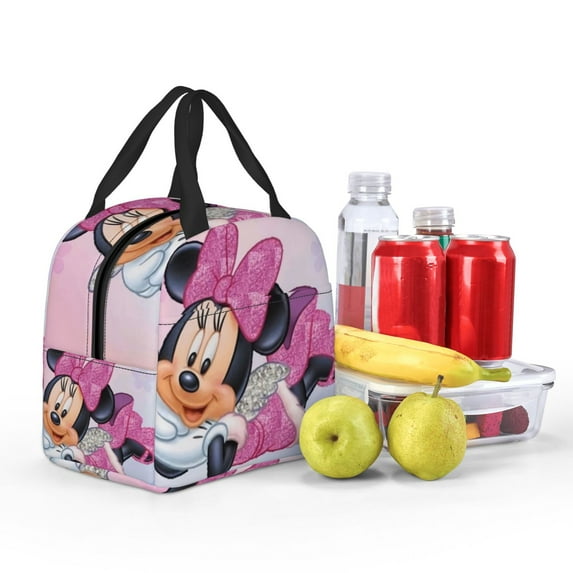 M-innie Mouse Lunch Bag,Anime Lunchbox,Reusable Insulated Lunch Bag ...