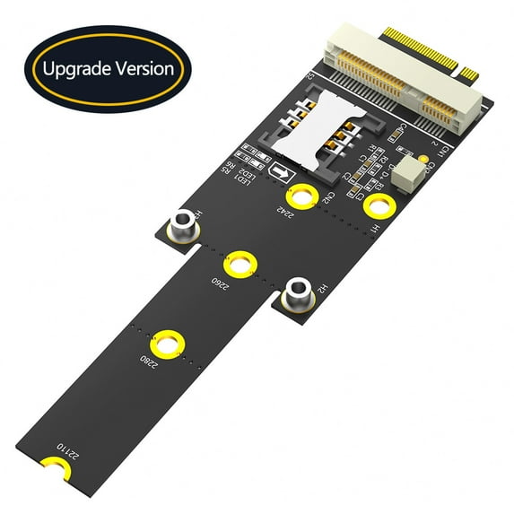 M key NVMe M.2 SSD interface convert to mini PCIe slot adapter for WWAN ...