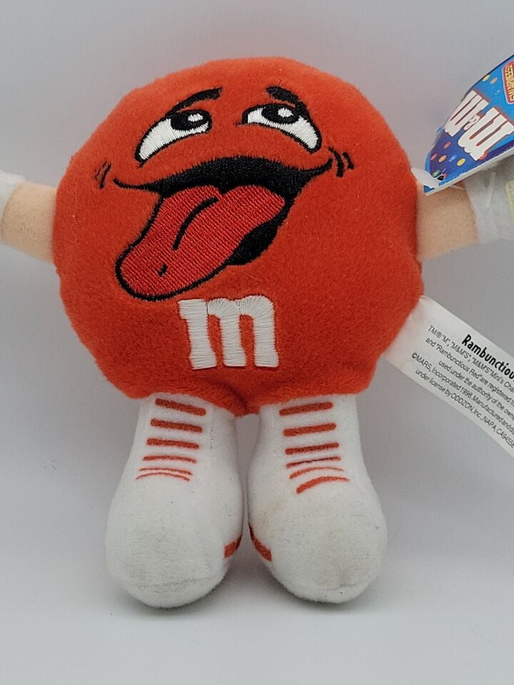 M&m's - The Swarmees - Mini Plush Character - Rambunctious Red - 1998 ...