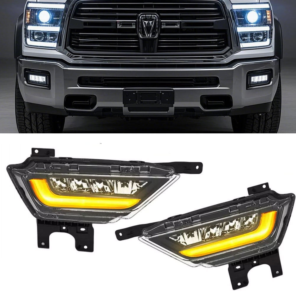 M optimized 1 Pair LED Front Bumper Fog Lights, Exterior Front Turn ...