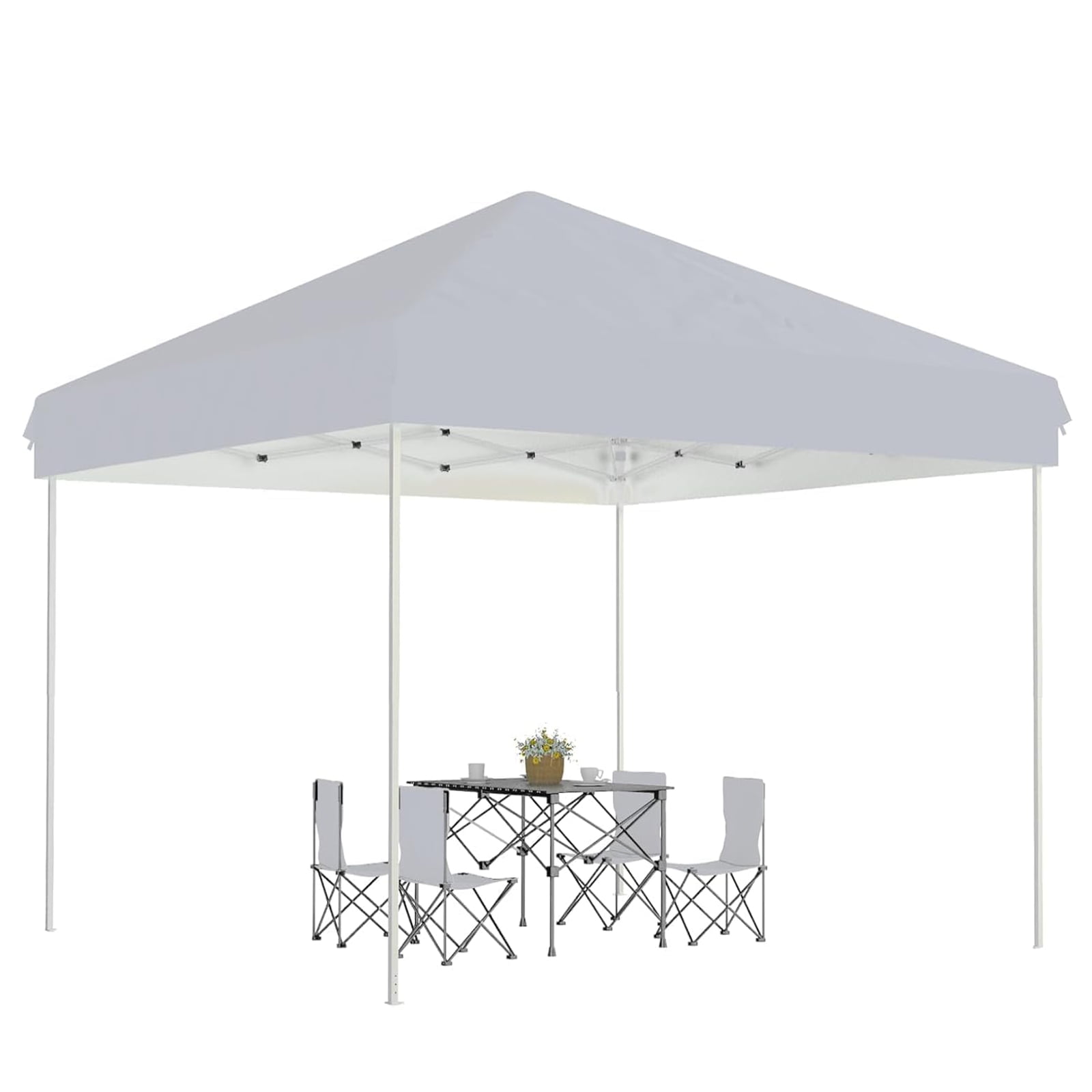 M optimized 10' x 10' Pop Up Canopy Tent for Outdoor, Portable Instant ...
