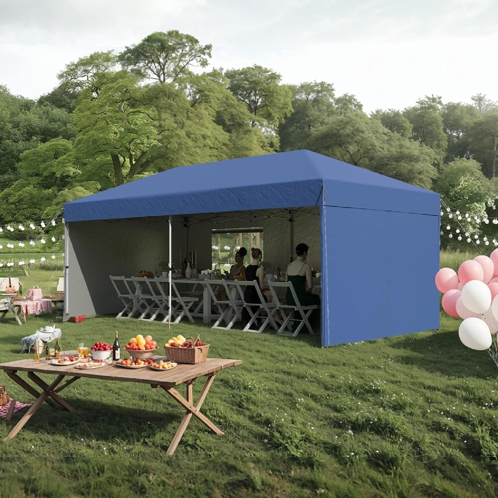 M optimized 10' x 20' Pop Up Canopy Tent, Outdoor Pop Up Commercial ...