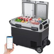Simzlife 12 Volt Car Refrigerator, 80QT(75L) Portable RV Car Fridge ...