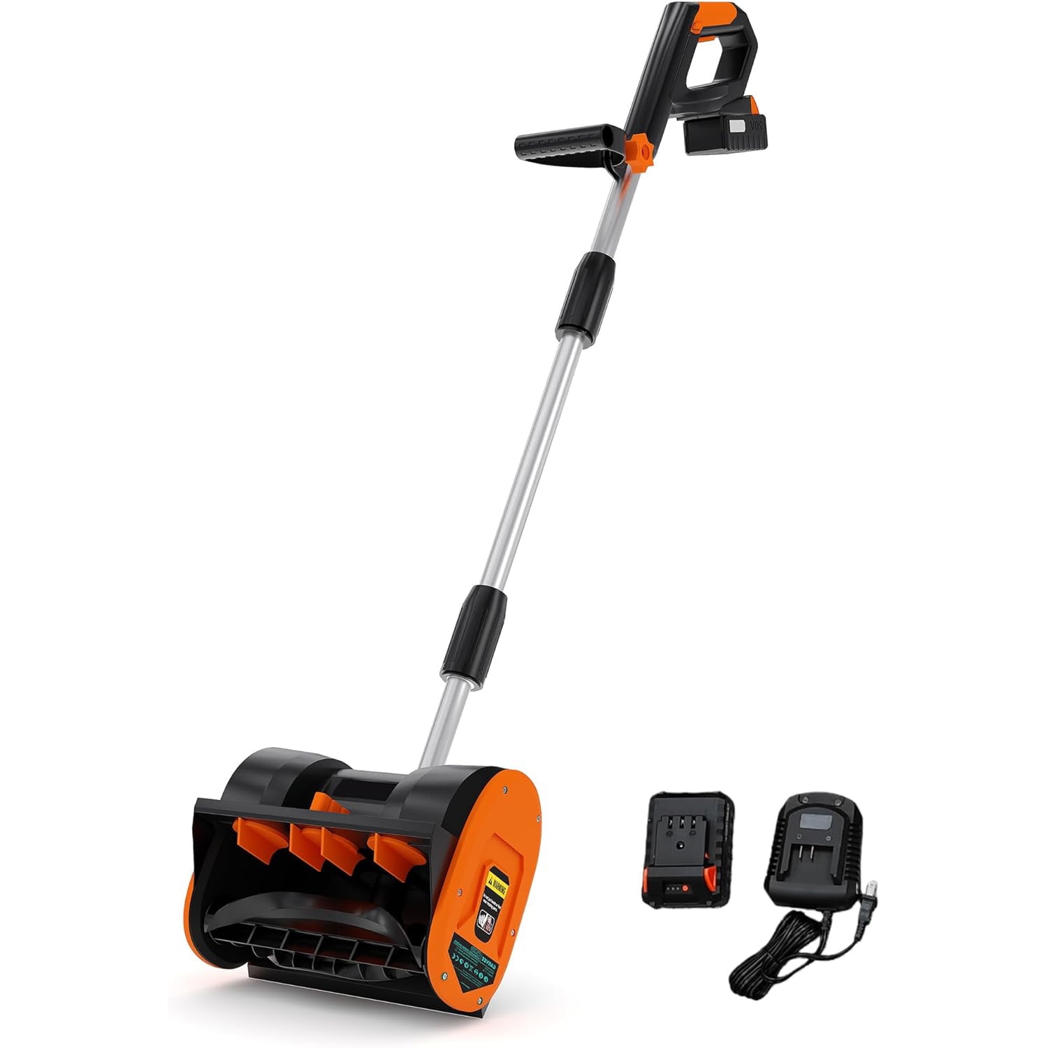 M optimized 12" x 8" Electric Snow Shovel, Cordless Snow Blower, with ...