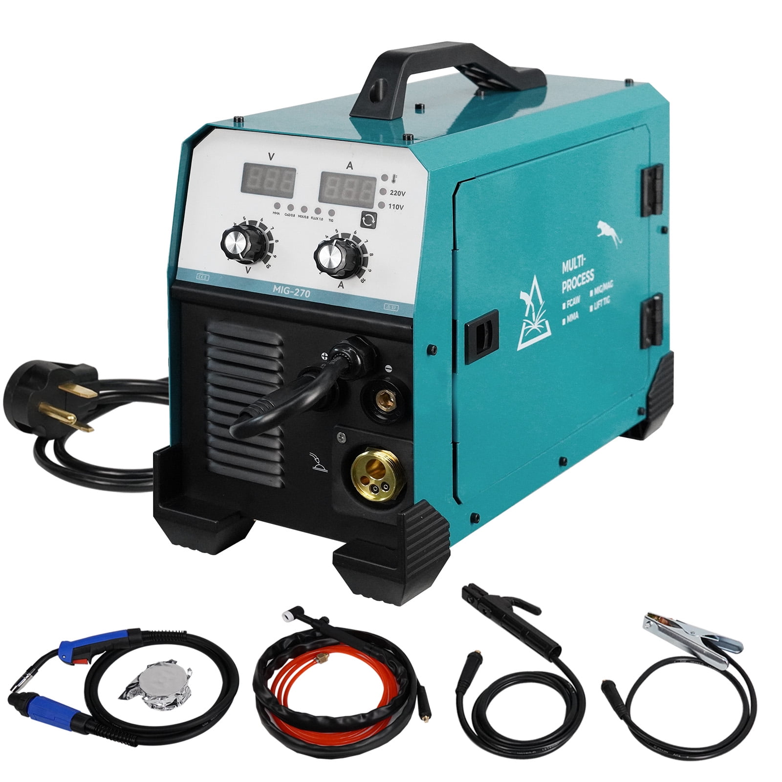 M optimized 145Amp/270Amp MIG Welder, Flux Core Welder MIG/Lift TIG ...