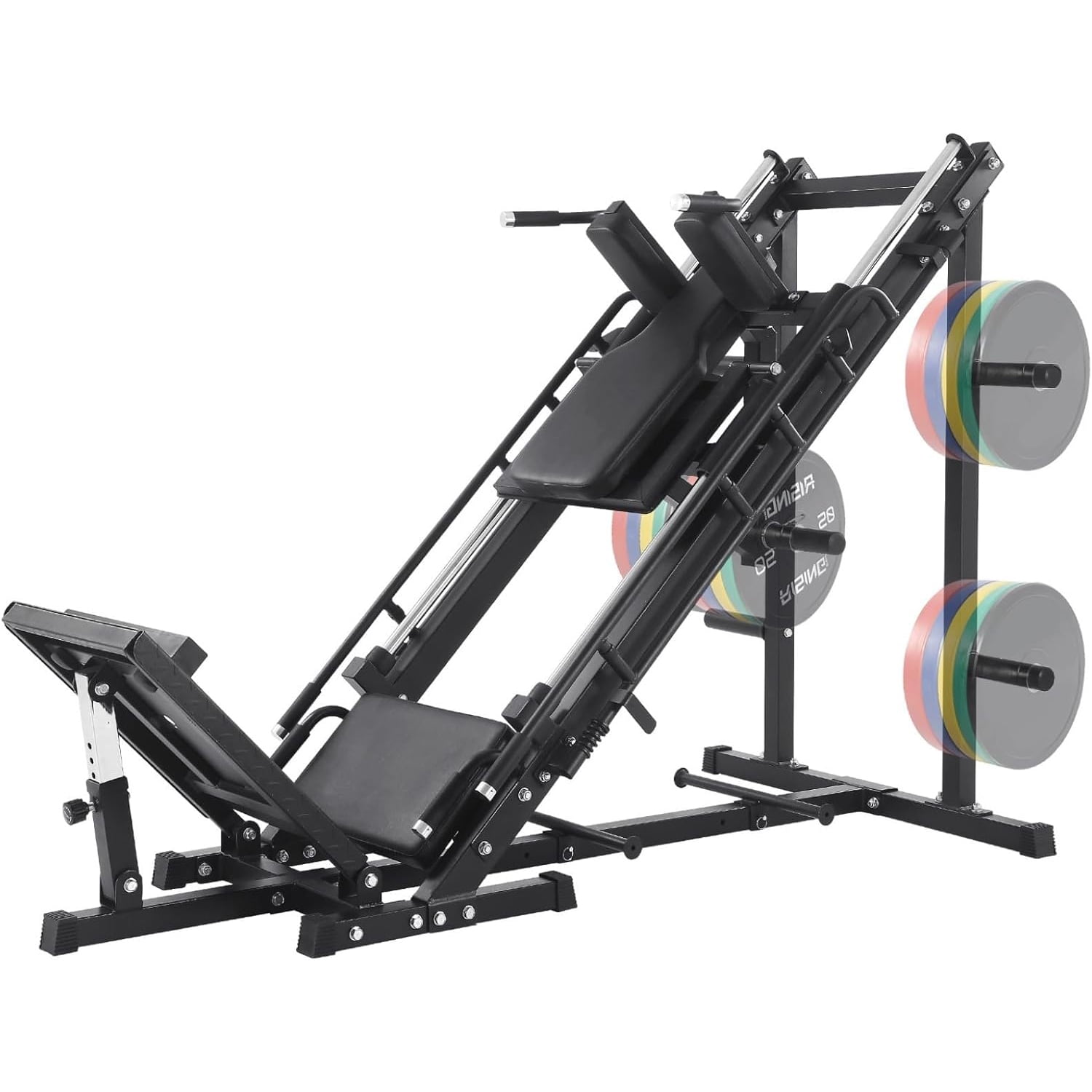 M optimized 2 in 1 Hack Squat Machine, Heavy Duty Leg Press Machine ...