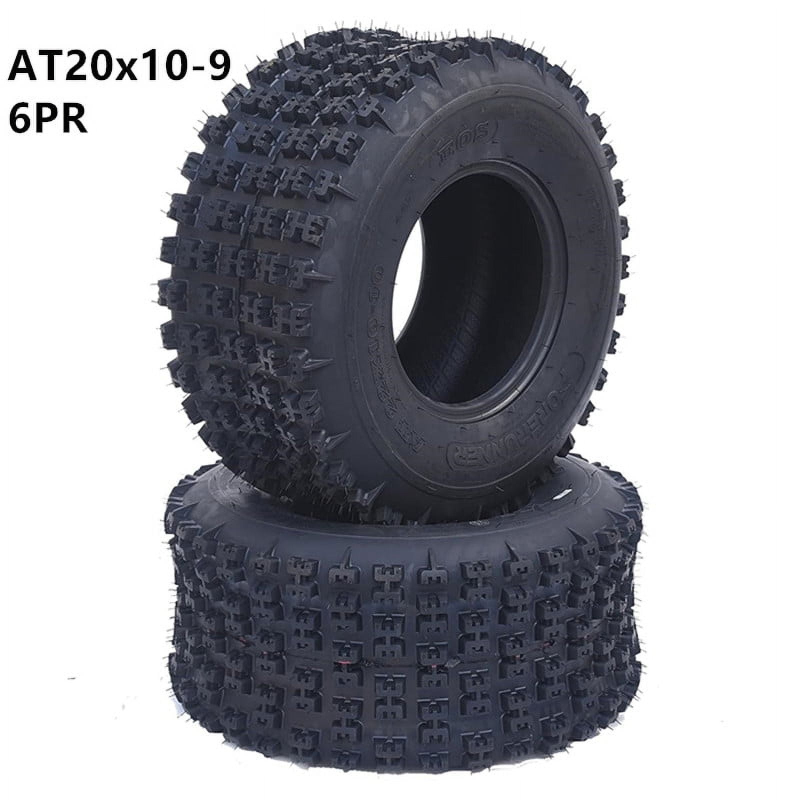 M optimized 2 Pack 20x10-9 ATV Tires 6 Ply All Terrain Rear Tires 20x10 ...
