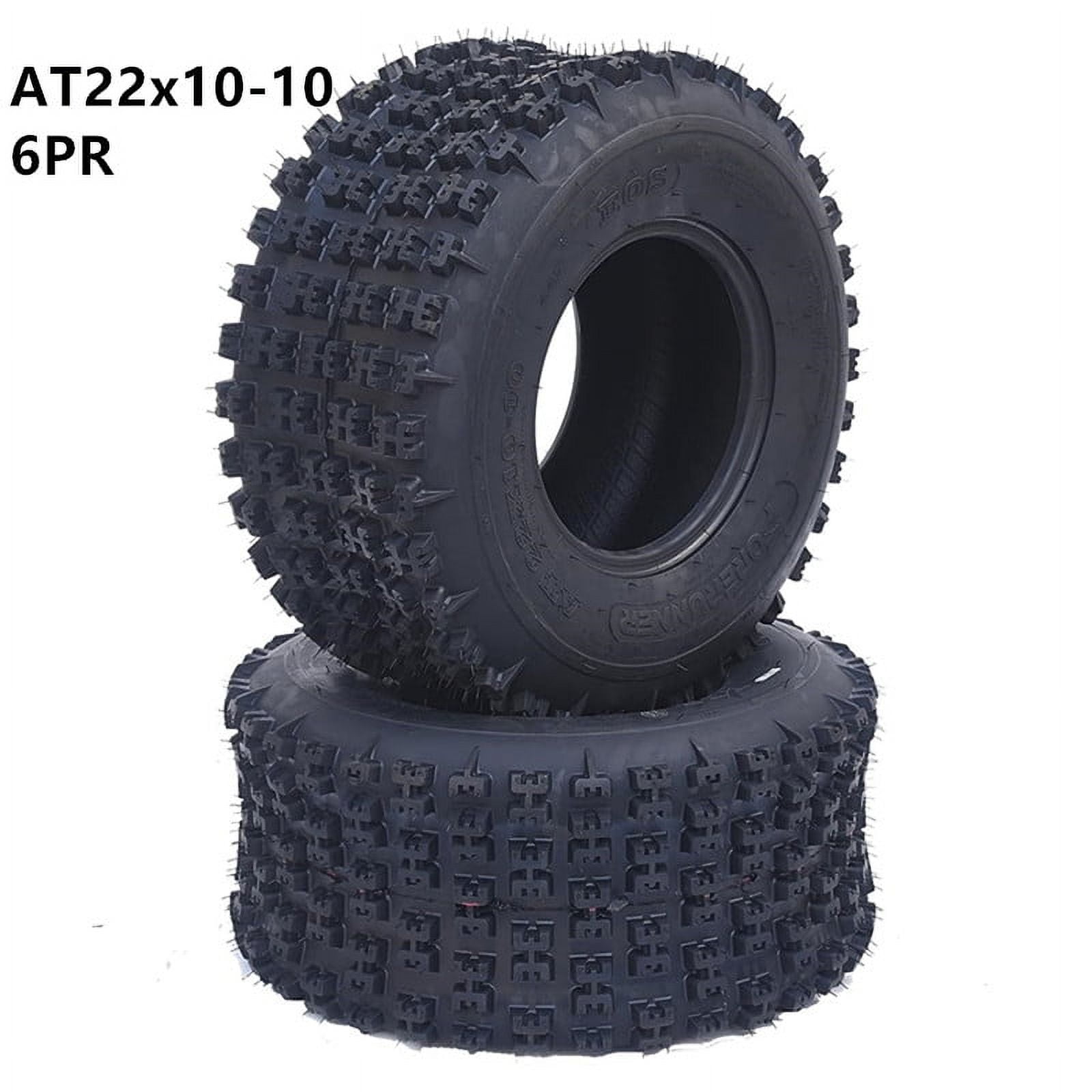 M optimized 2 Pack 22x10-10 ATV Tires 6 Ply All Terrain Rear Tires ...