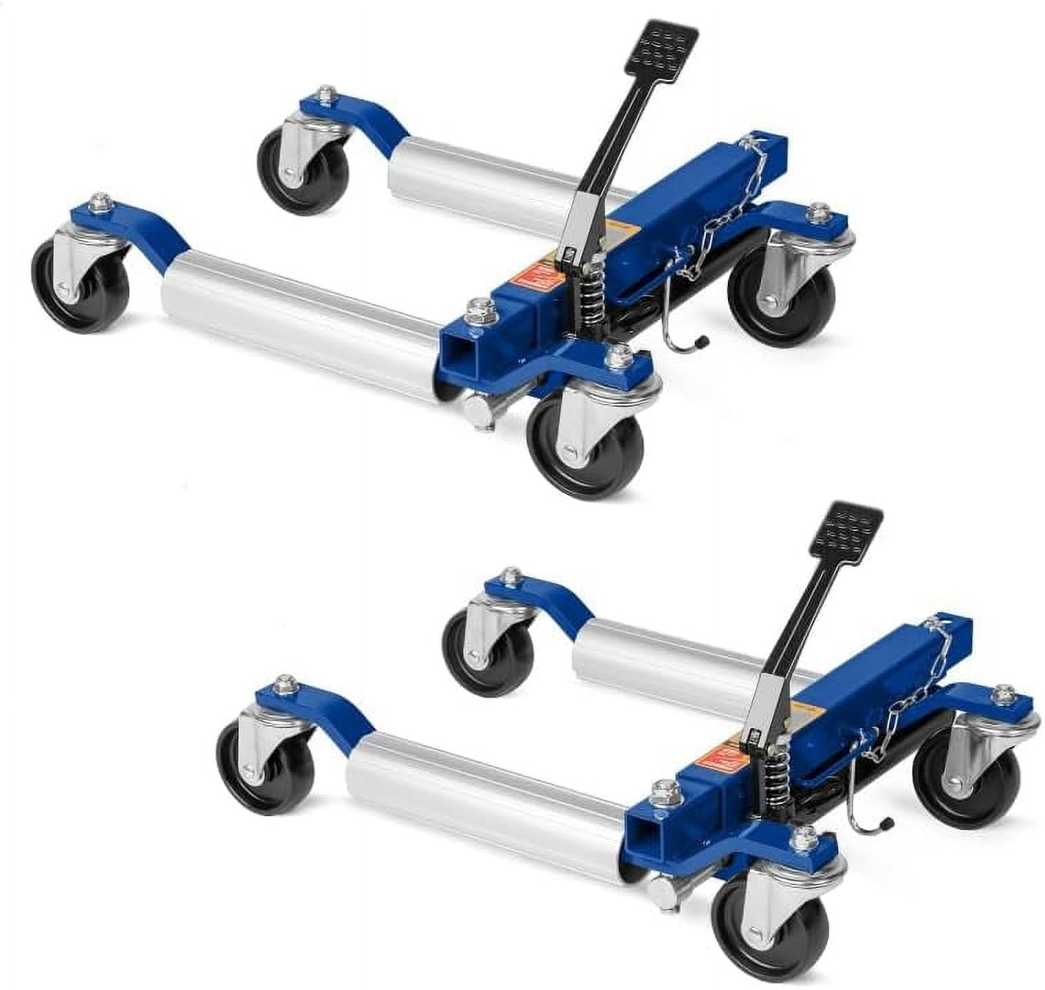 M optimized 2 Pack Car Wheel Dolly Jack Hydraulic 1500 lbs Car Skates ...