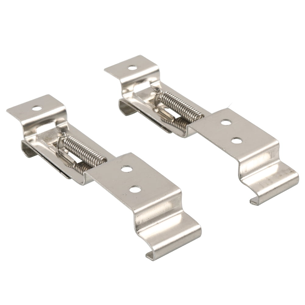 M optimized 2 Pieces Trailer Number Plate Holders Clips Stainless Steel ...