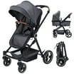 OLAKIDS 2 in 1 Baby Stroller, High Landscape Infant Stroller and ...