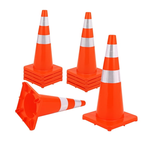 M optimized 20 Pack Traffic Cones 18" Height, Safety Road Parking Cones ...