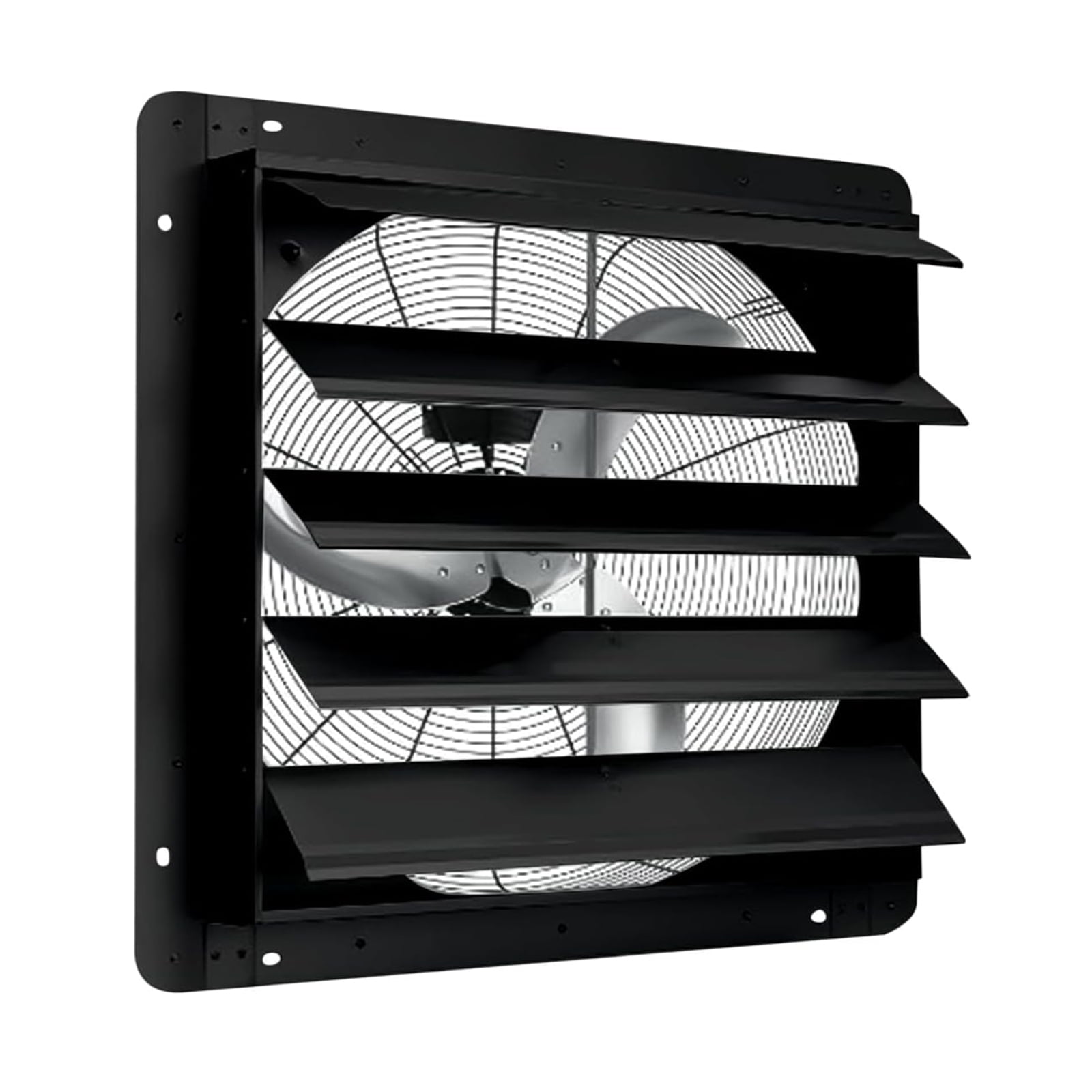 M optimized 24" Aluminum 3500 CFM Shutter Exhaust Fan with 1500 RPM ...