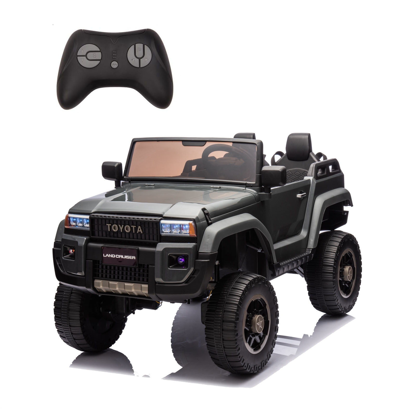 M optimized 24V 2 Seater Kids Electric Ride On Truck Car with Remote Control, Lockable Doors ...