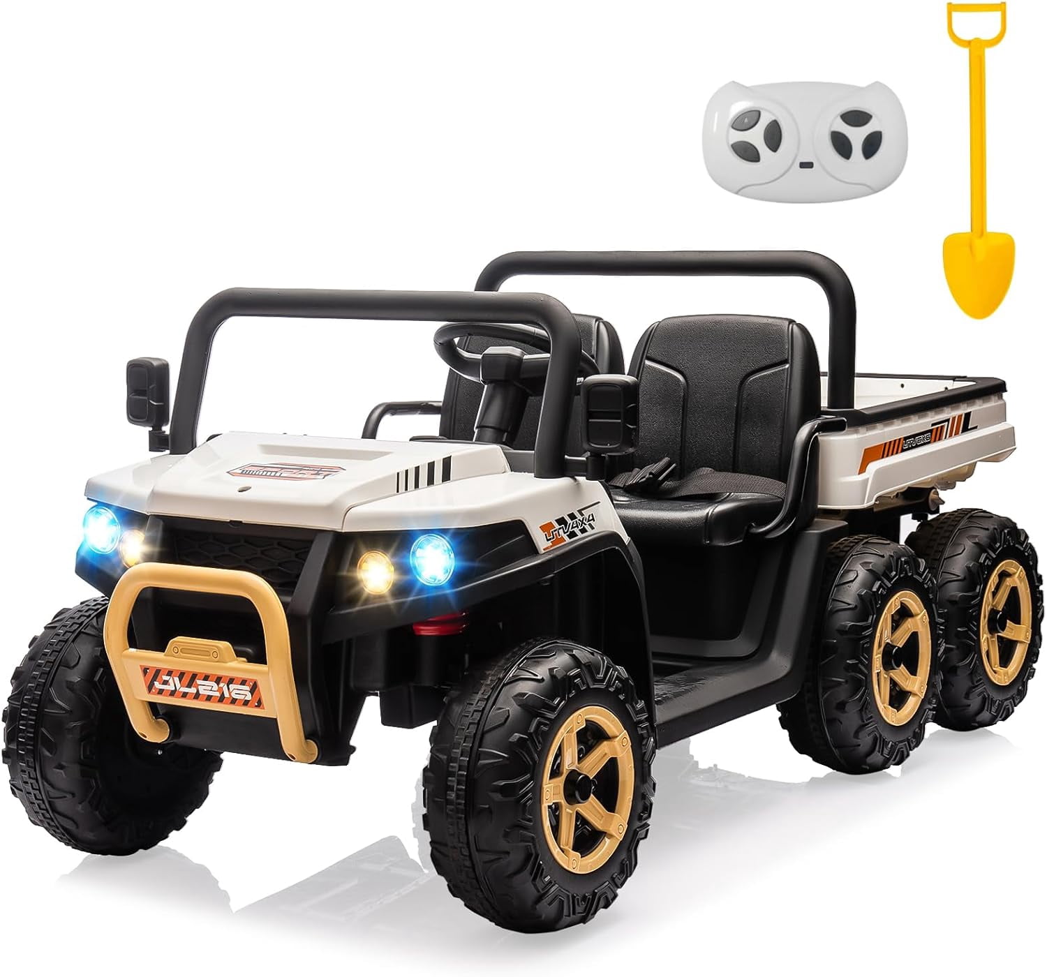 M optimized 24V 2 Seater Ride On Car Dump Truck for Kids w/Parent ...