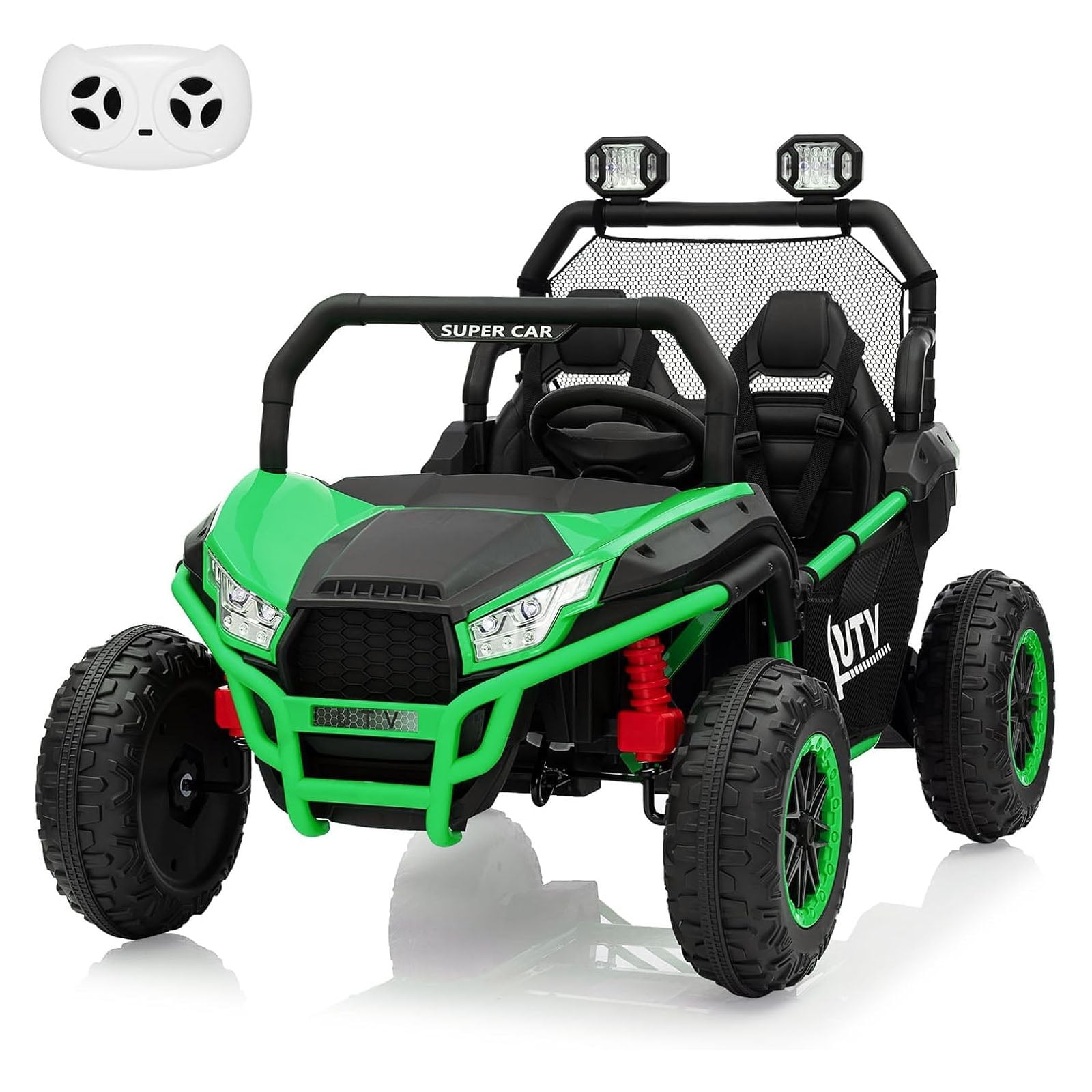 M optimized 24V 2 Seater Ride On Car, Off-Road UTV for Kids w/Metal ...