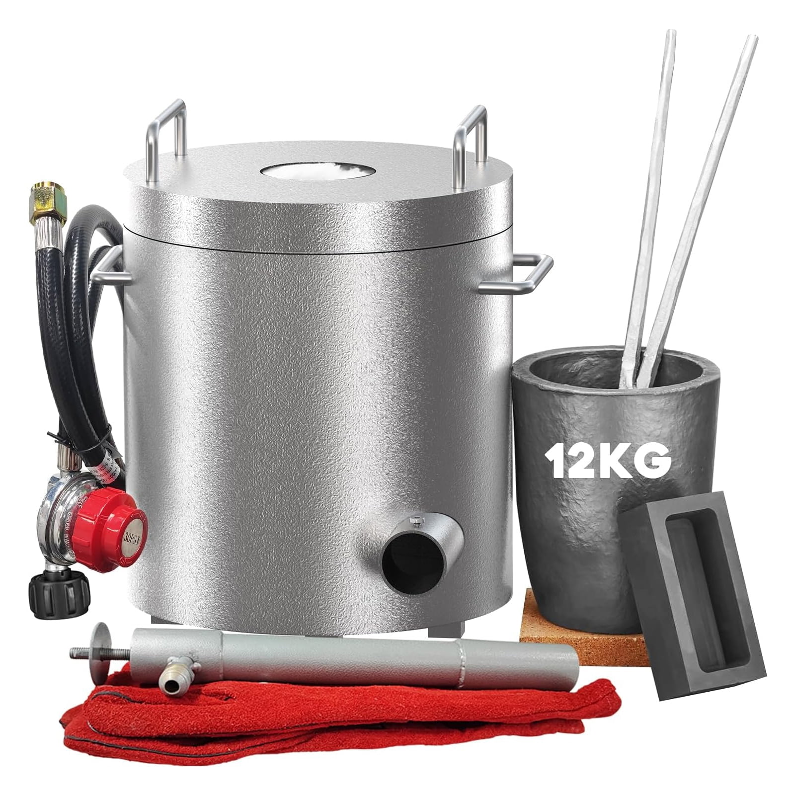 M optimized 2700℉ Stainless Steel Propane Smelting Furnaces 12KG, 30PSI ...