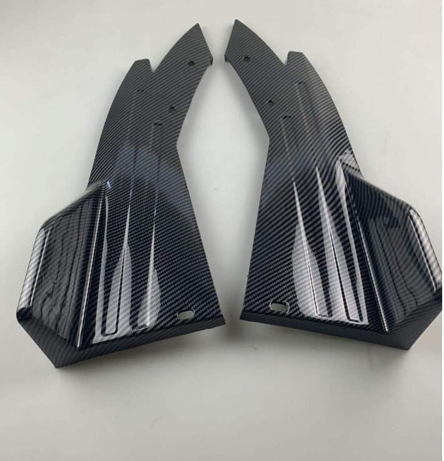 M optimized 2PCS Car Rear Bumper Lip Winglets Side Skirt Splitters ...
