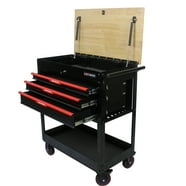 AUTOOL 3-Tier Utility Rolling Storage Cart 660 lbs Load-bearing ...