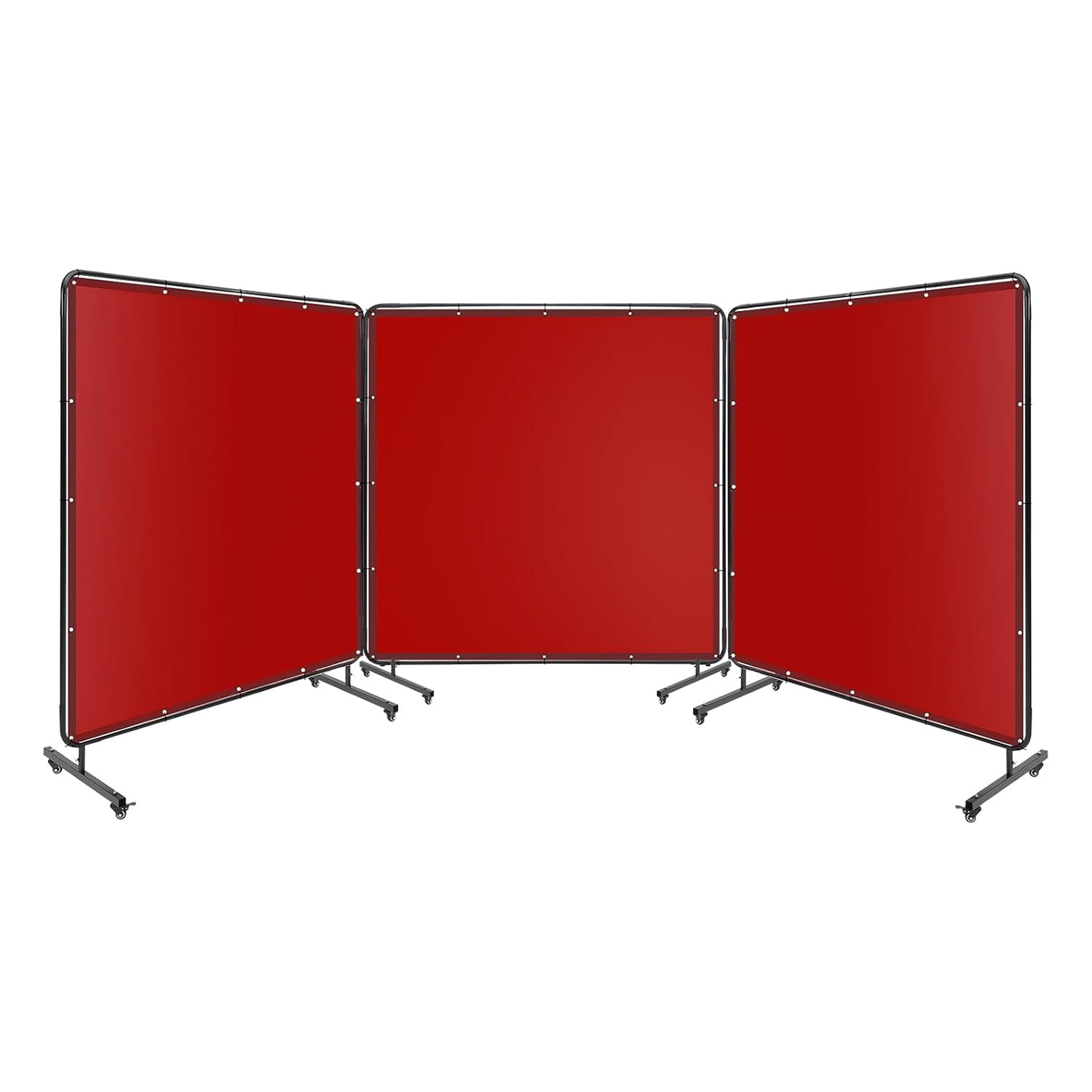 M optimized 3 Panel Vinyl Welding Screen with Frame, Flame-Resistant ...