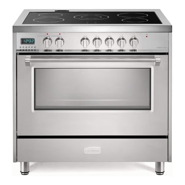 Midea 30-In Kitchen Slide-In Electric Range with Wi-Fi, Fan Convection ...