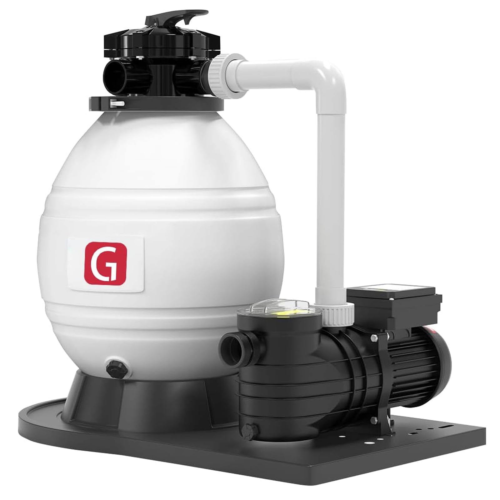 M optimized 3800GPH Sand Pool Filters for Above Ground Pools, 16" Sand ...