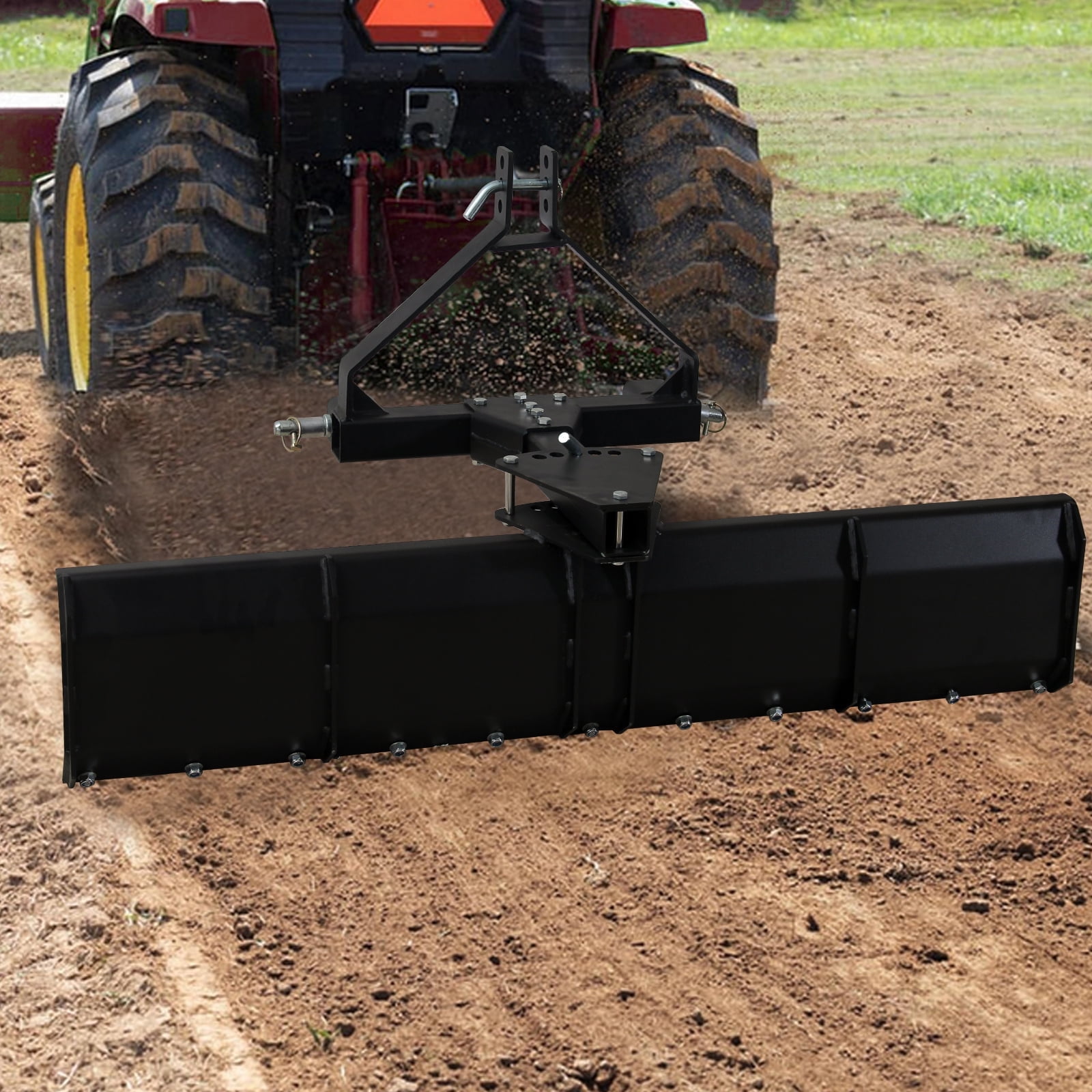 M optimized 42" Tow Behind Box Scraper Lawn Tractor Attachments with ...