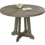 M optimized 47" Round Dining Table, Wood Dinner Table for 4, Farmhouse ...