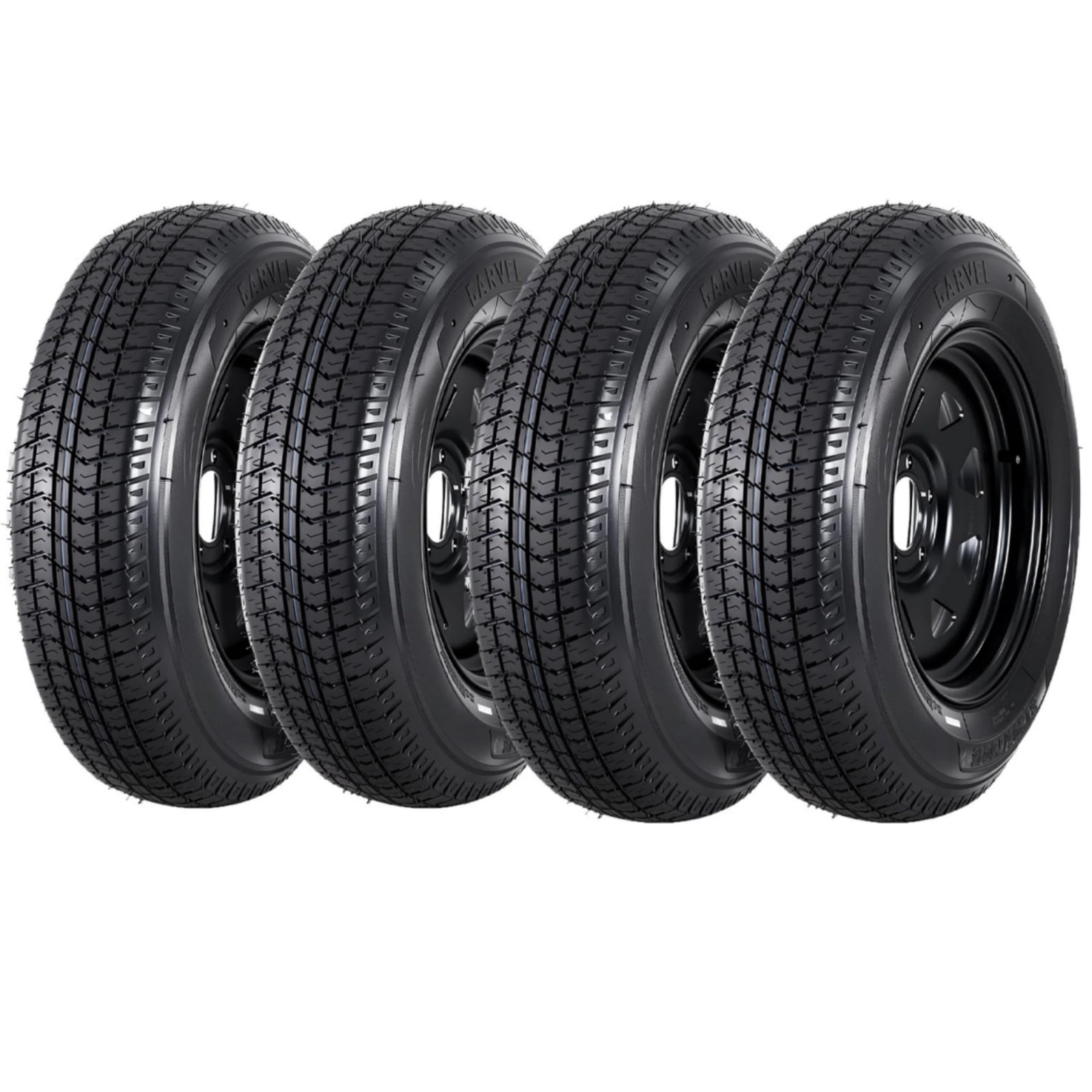 M optimized 4PCS 5.30-12 530-12 530X12 Trailer Tire and Wheel Assembly ...