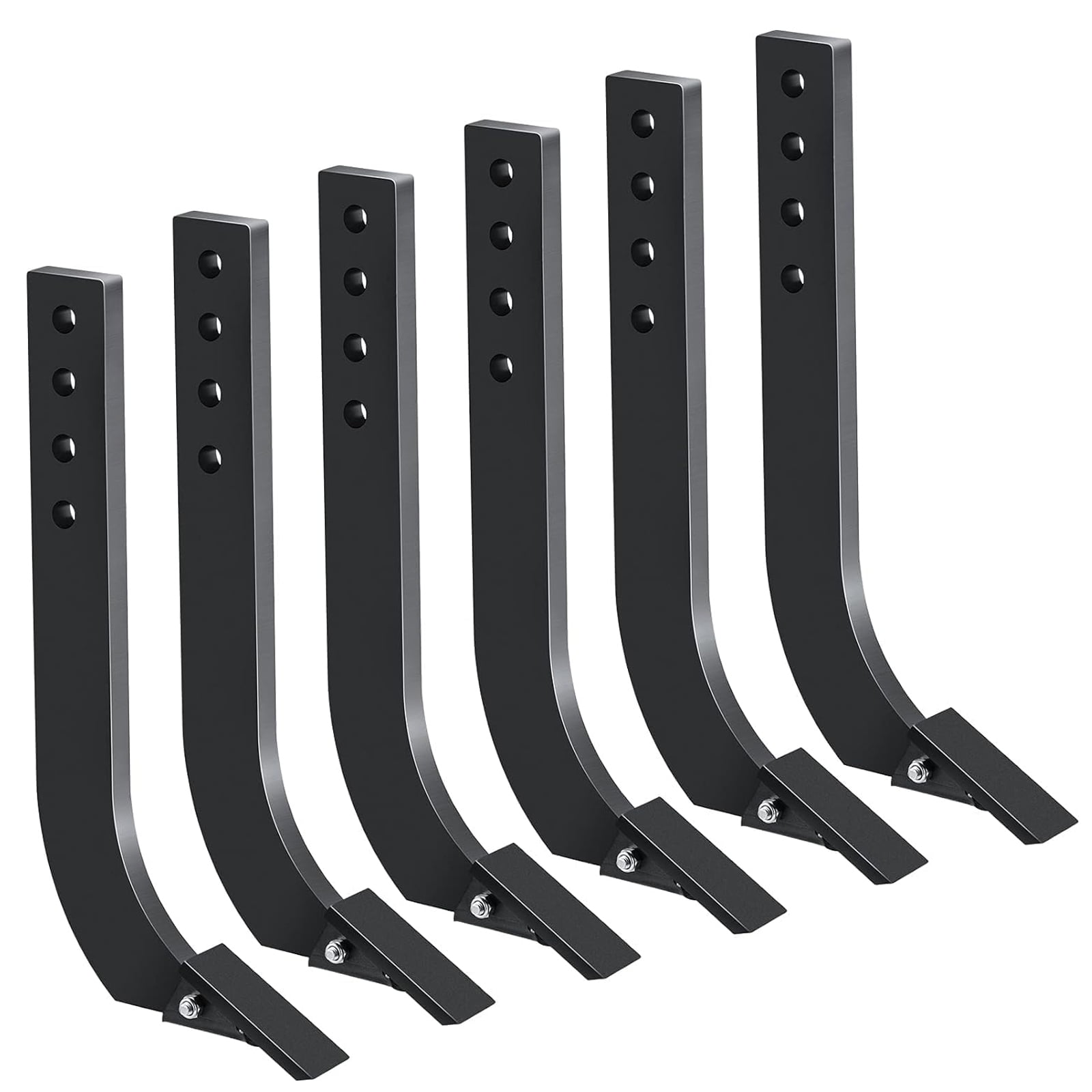 M optimized 6 Pack 18" Box Blade Rippers Shank with 4 Holes for Depth ...