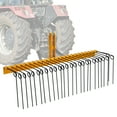 M optimized 60 Inch Pine Straw Rake, 26 Coil Spring Tines Tow Behind ...