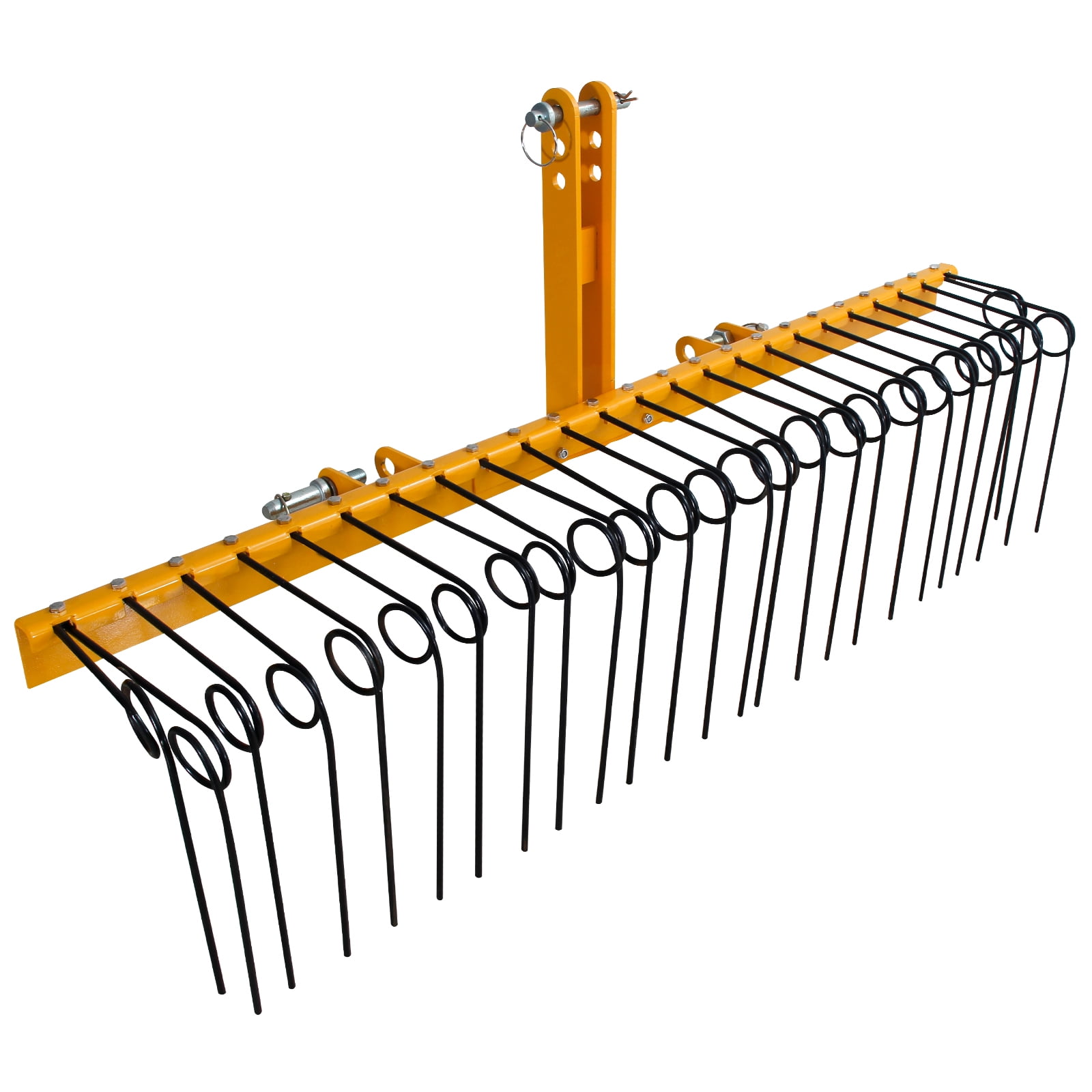 M optimized 60-inch Pine Straw Rake, 3 Point Hitch Landscape Rake ...