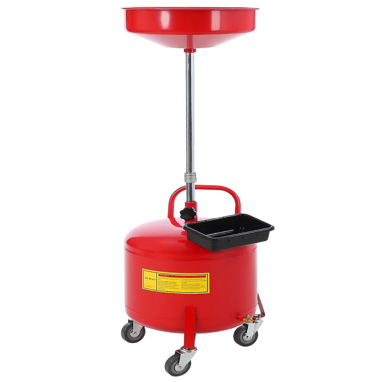 M optimized 8 Gallon Portable Waste Oil Drain, Industrial Fluid Drain ...