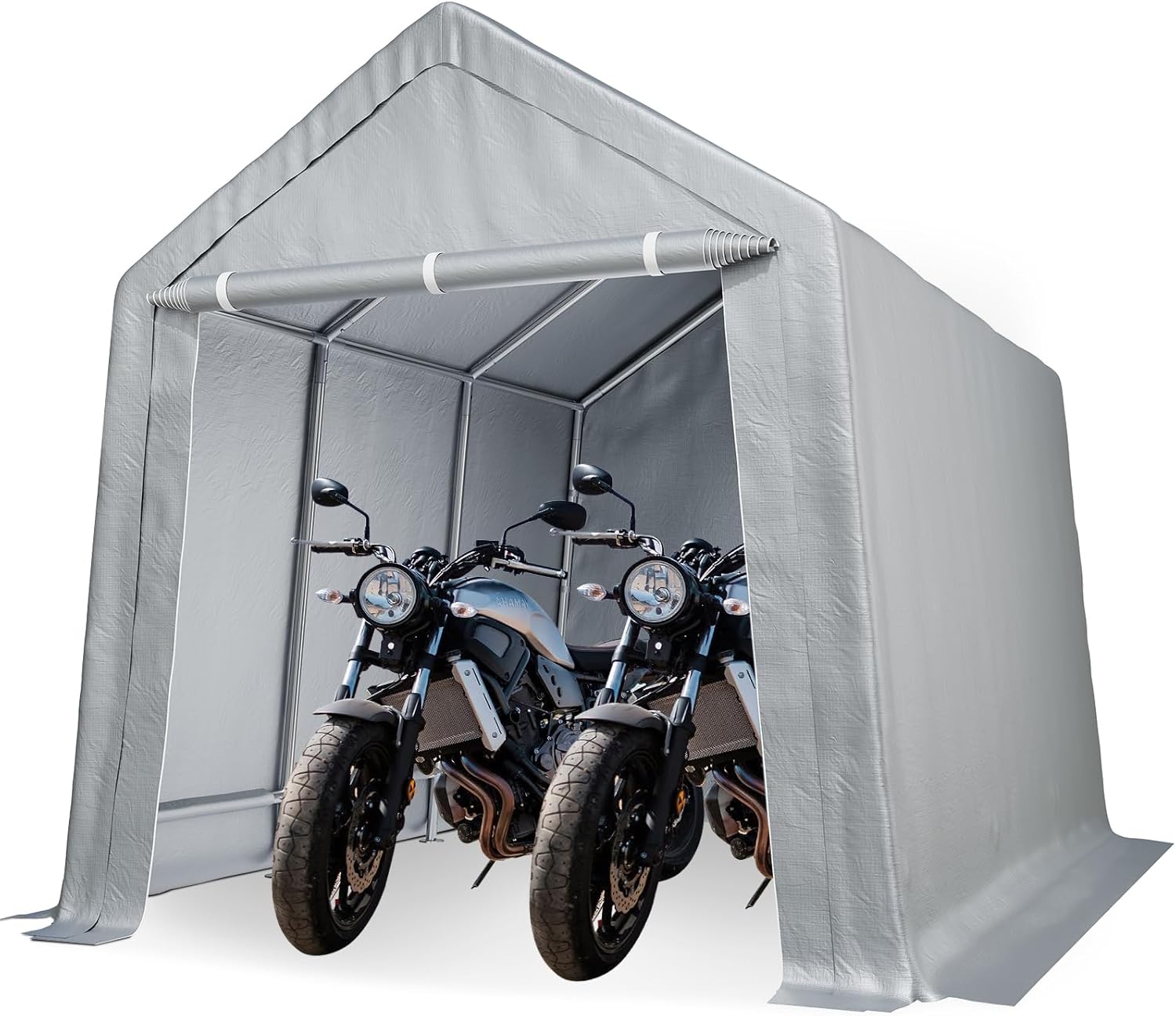 M optimized 8x14 FT Outdoor Portable Storage Shed Motorcycle Covers ...
