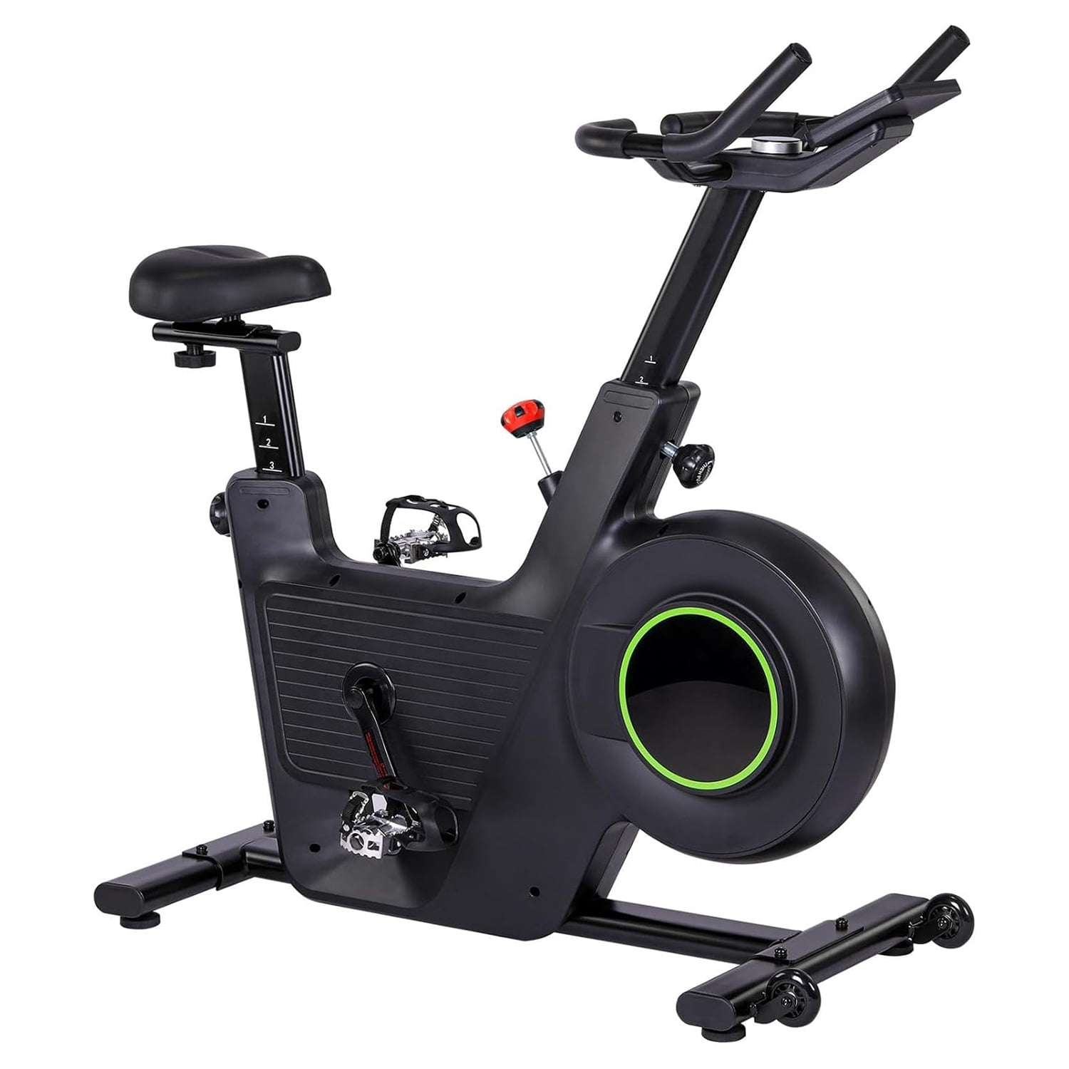 M optimized Adjustable Exercise Bike for Home Stable Dual-Triangle ...