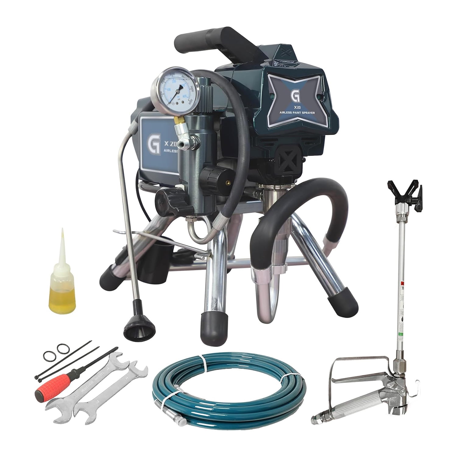 M optimized Airless Paint Sprayer – 0.53 GPM, 3300 PSI, 1125 W High ...