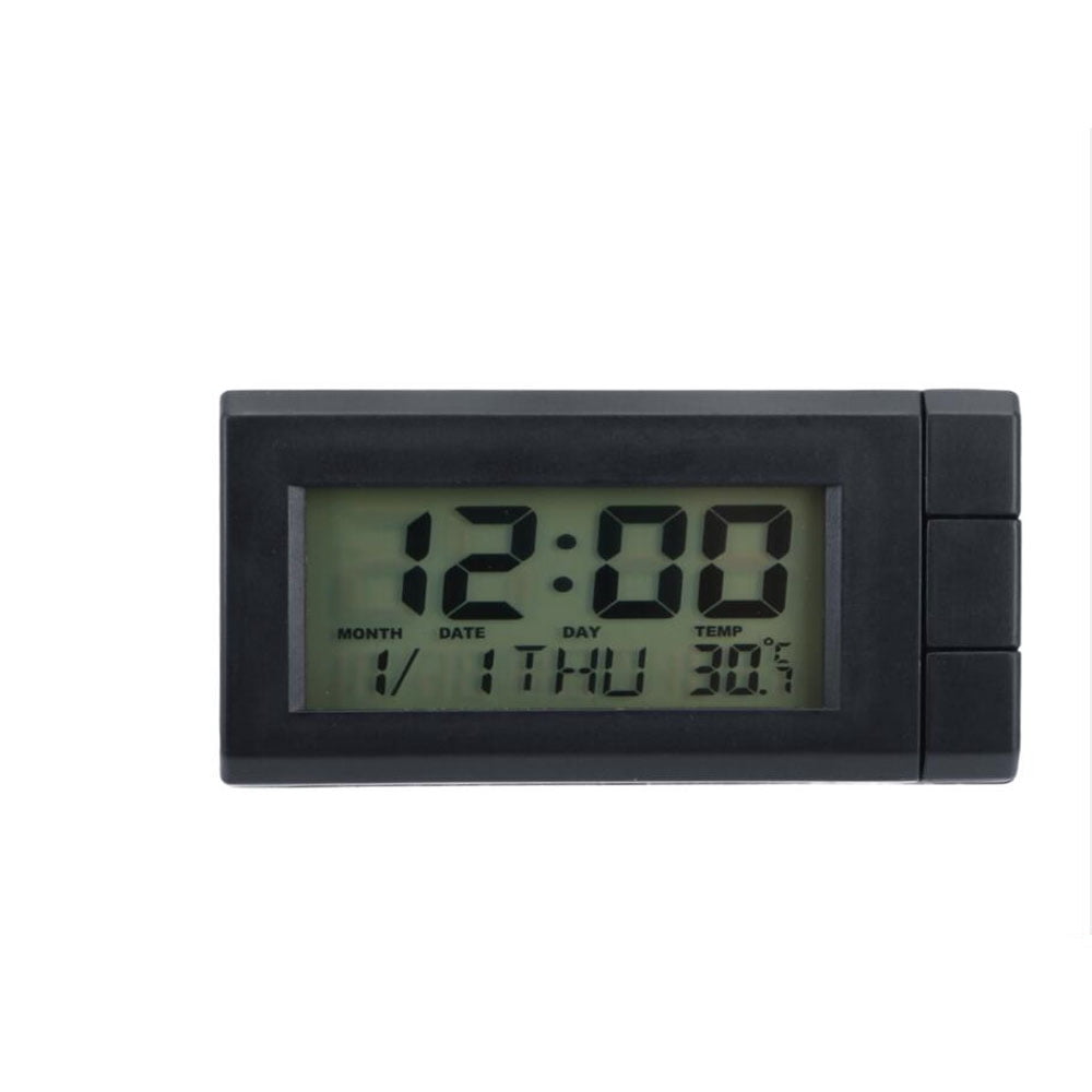M optimized Car Automobile Digital Clock Mini Auto Watch with Month ...