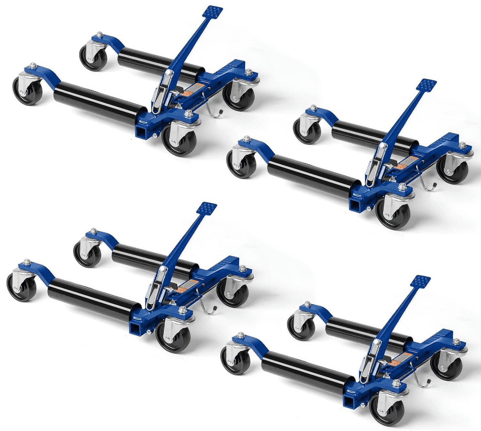 M optimized Car Wheel Dolly Jack Set of 4, 6000LBS Capacity Mechanical ...