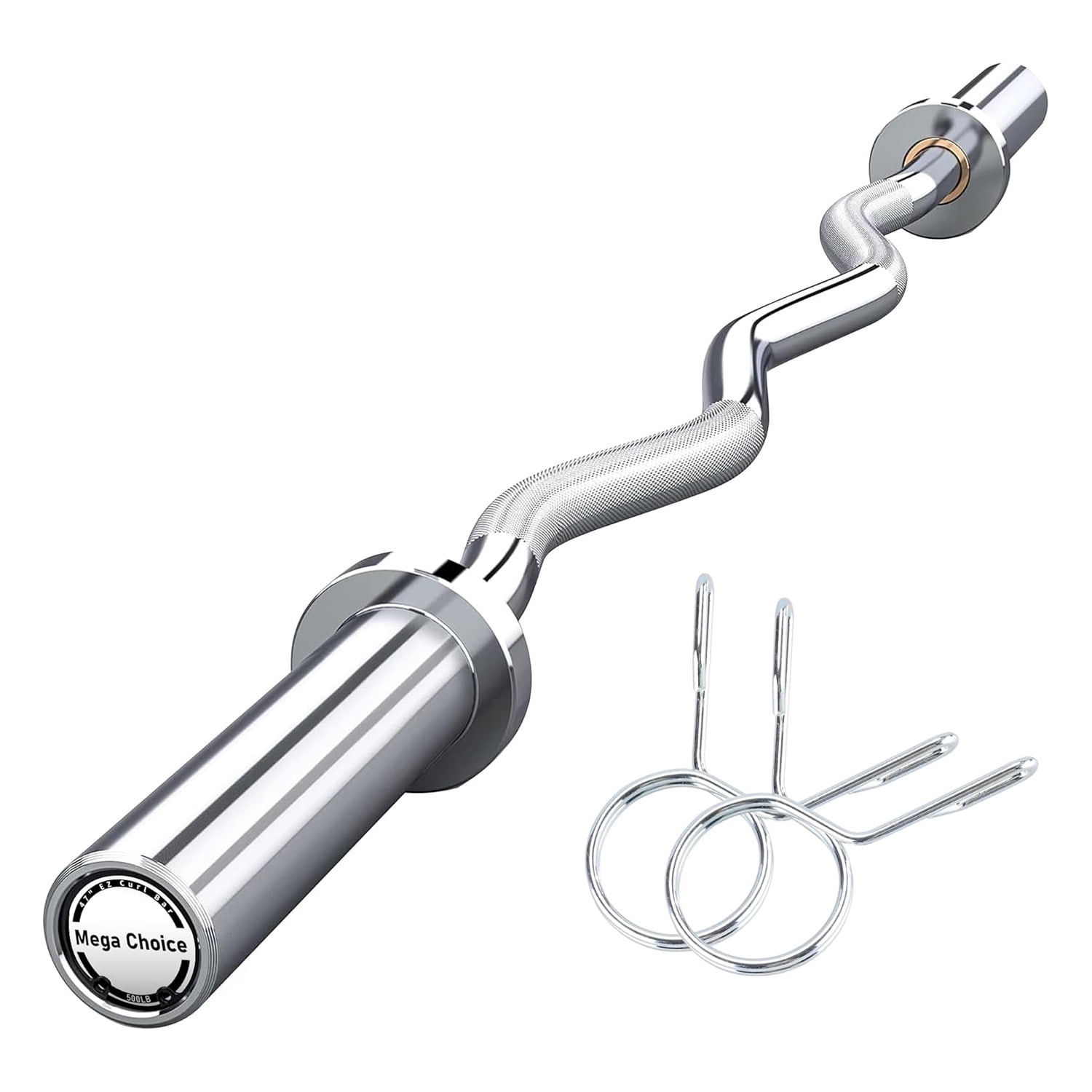 M optimized EZ Curl Barbell Bar, 47" EZ Curl Bar for Weight Lifting ...
