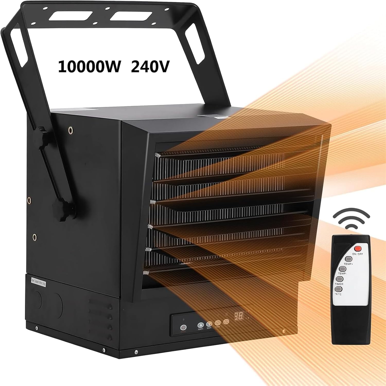 M optimized Electric Garage Heater 240V 10000W Digital Ceiling Mounted ...