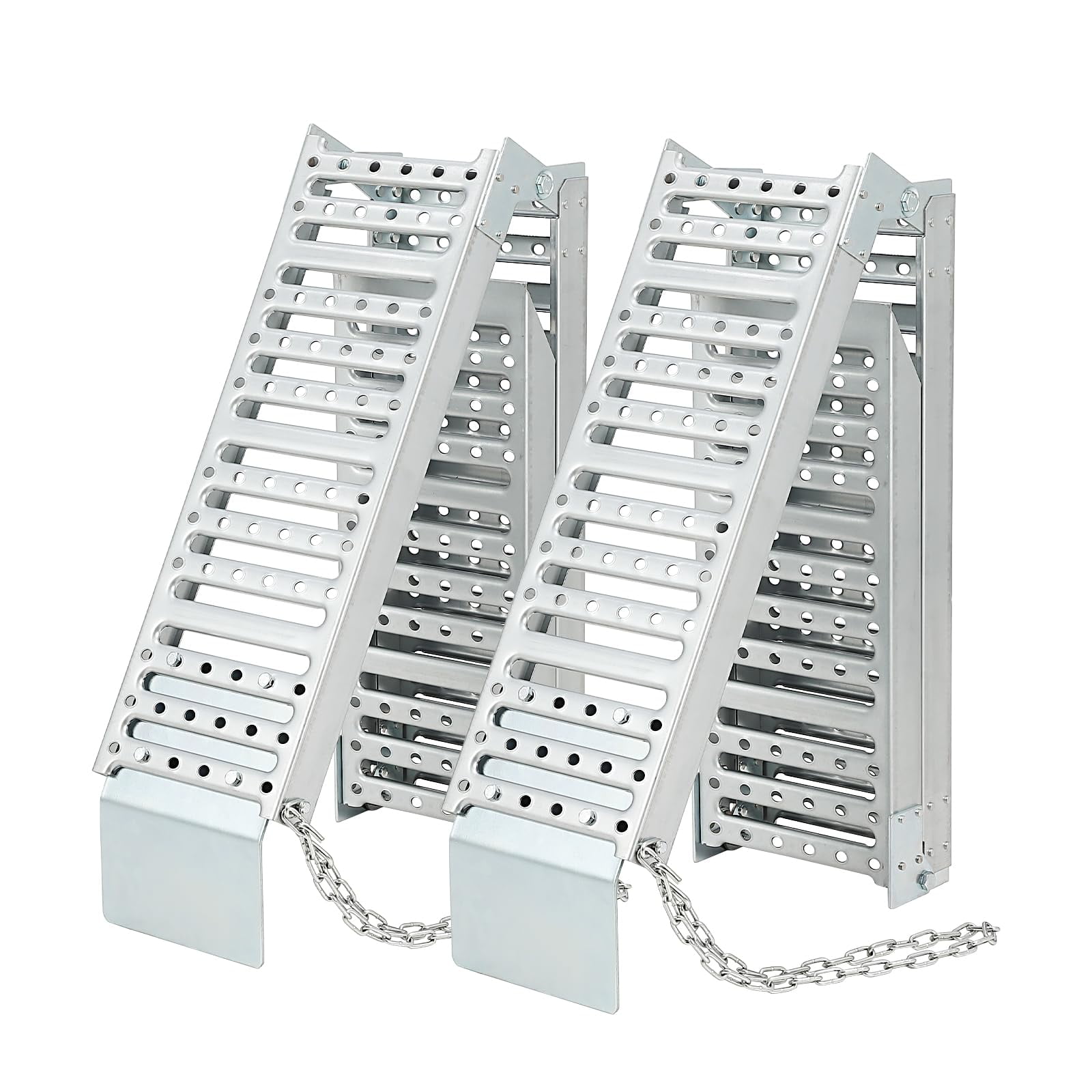 M optimized Folding Arched Steel Loading Ramp Set, 1000lbs Capacity ...