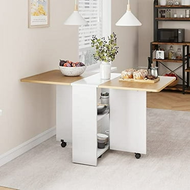 Dinaza Multipurpose Kitchen Table: Compact, Extendable Dining Table ...
