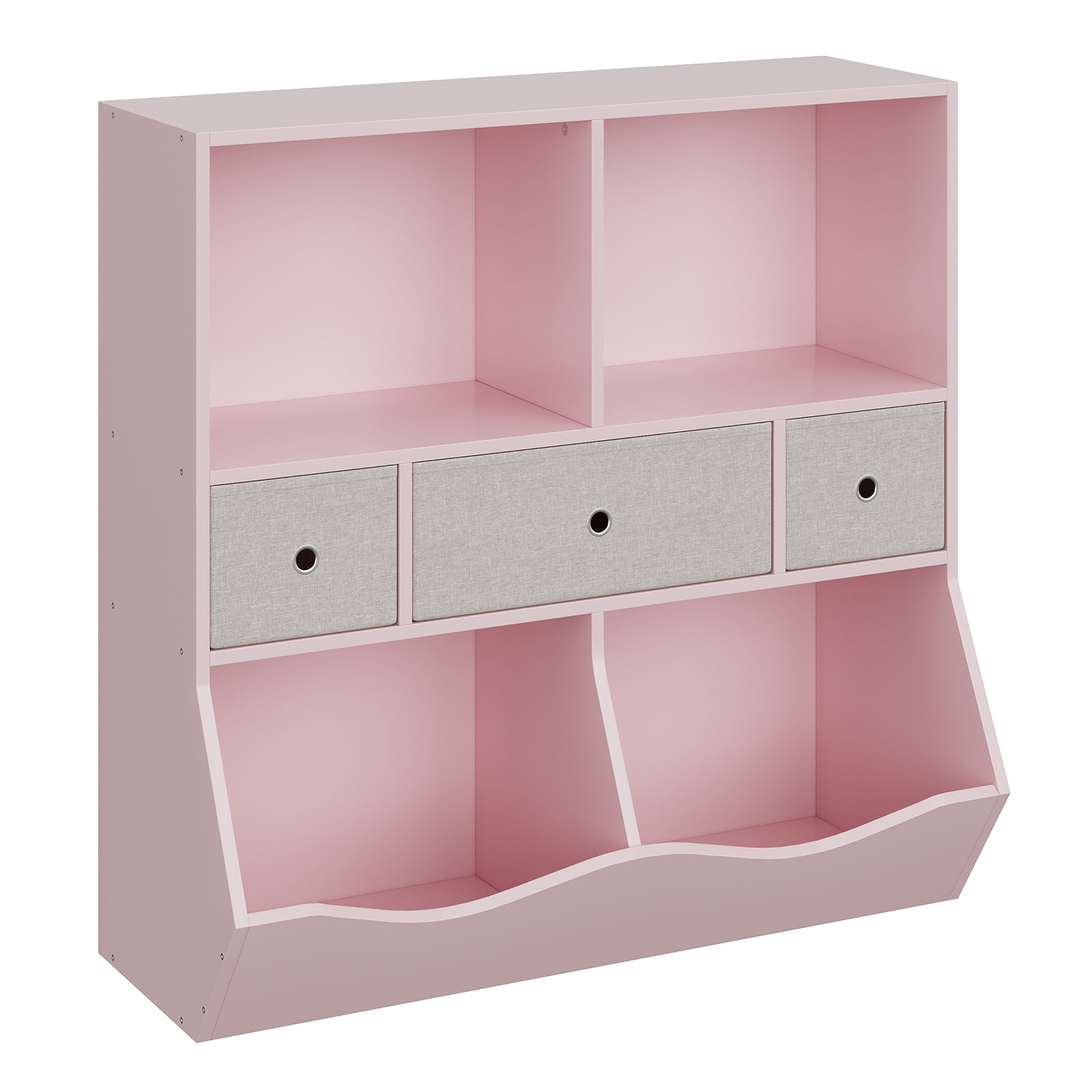 M optimized Kids Bookshelf and Toy Storage Organizer with 3 Movable ...