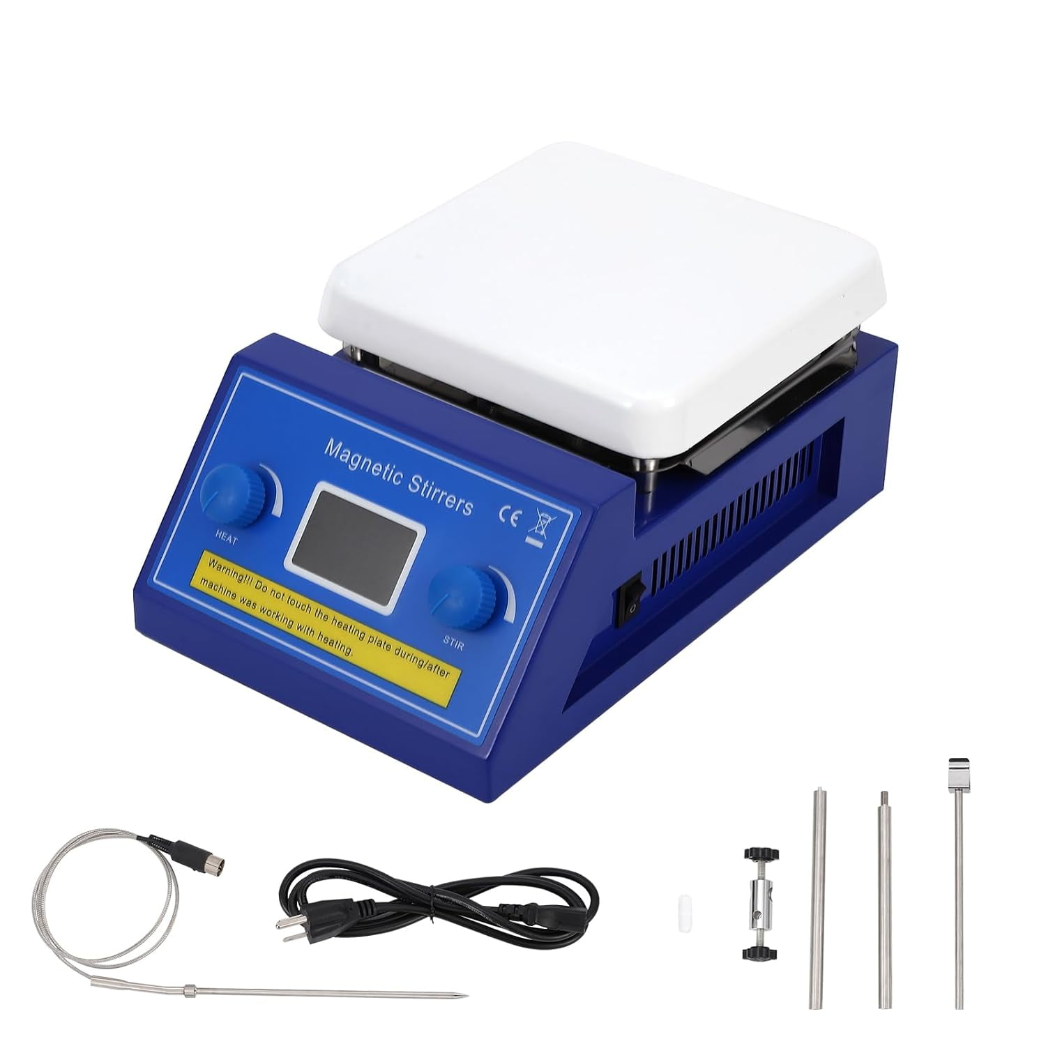 M optimized Magnetic Stirrer Plate 500W LED Digital Hotplate Magnetic ...