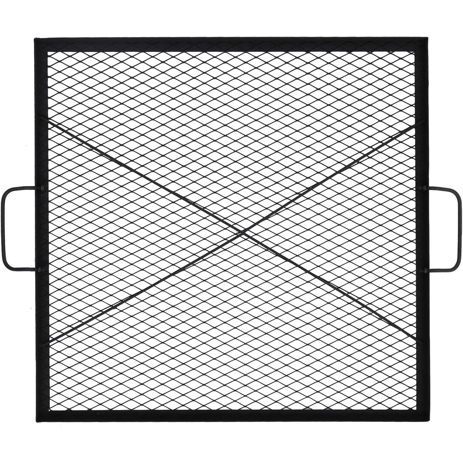 M optimized Portable Fire Pit Cooking Grill Grate, X-Marks Fire Pit ...